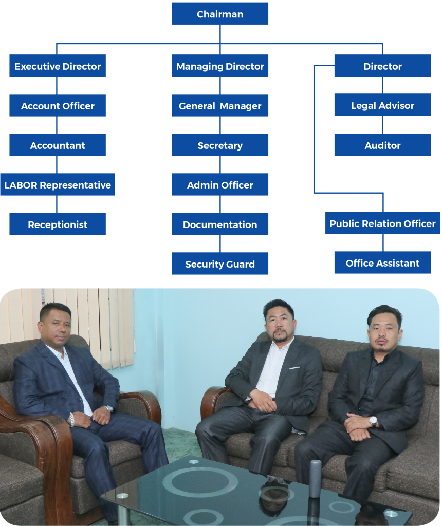 Organizational Chart – Greater Vision Overseas Pvt. Ltd